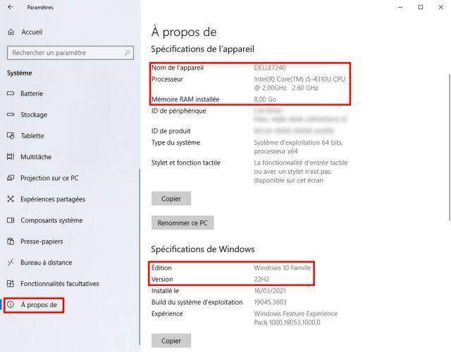 Comment afficher les informations système d'un PC Windows ? - Le Geek ...